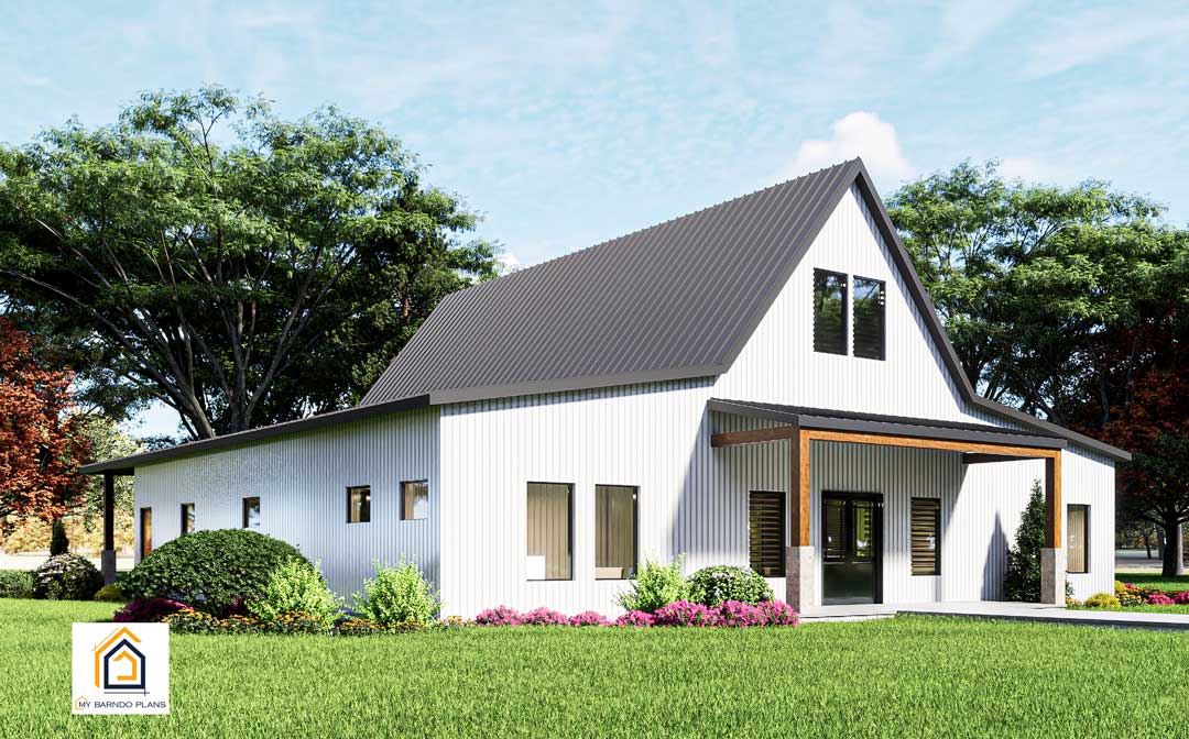 The Dove SIPs Barndominium Kit Special - Barndo Plans