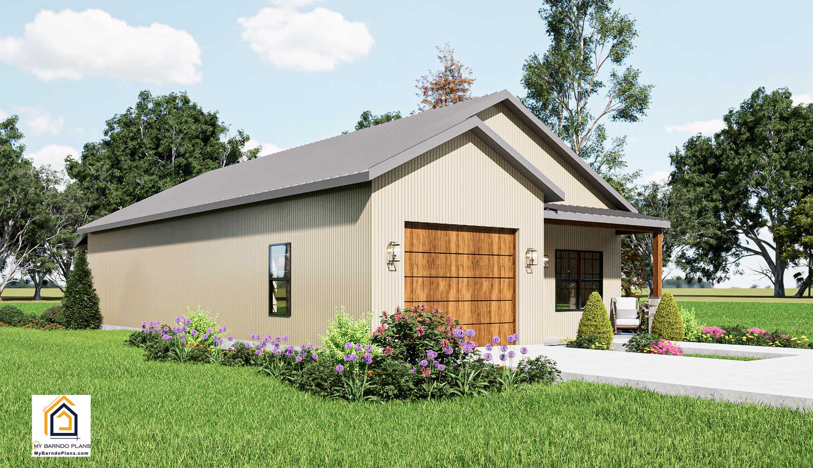 The Shotgun Home Barndominium - 3BR - My Barndo Plans