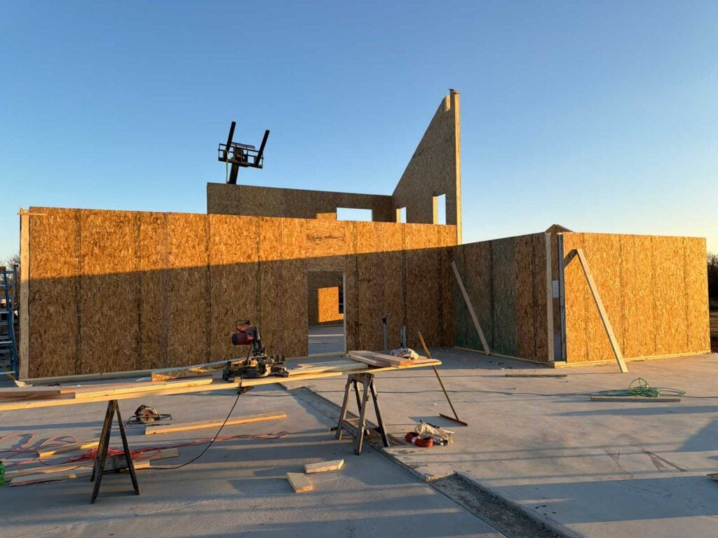 Building a SIP Barndominium in Chico TX | Anthem Real Build